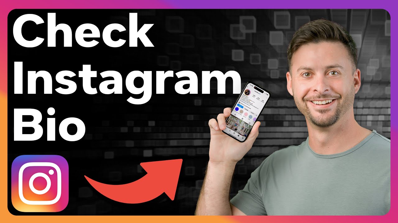 How To Check A Bio On Instagram - YouTube