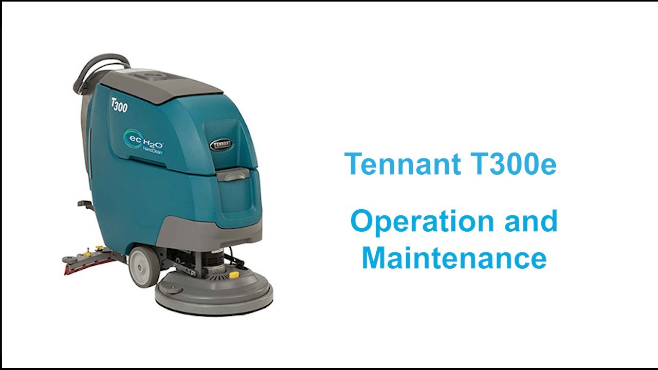 Cara Menggunakan Mesin Scrubber Dryer | Tennant T300e Automatic ...