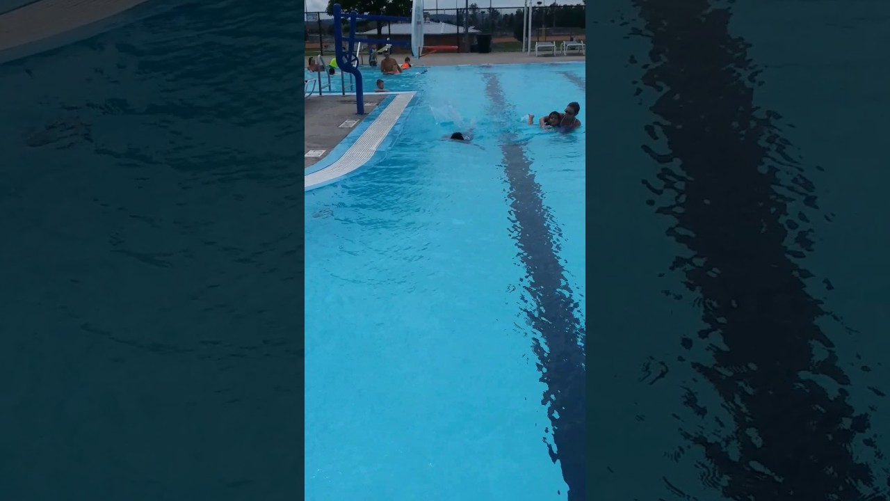 Learning to swim Alex - YouTube