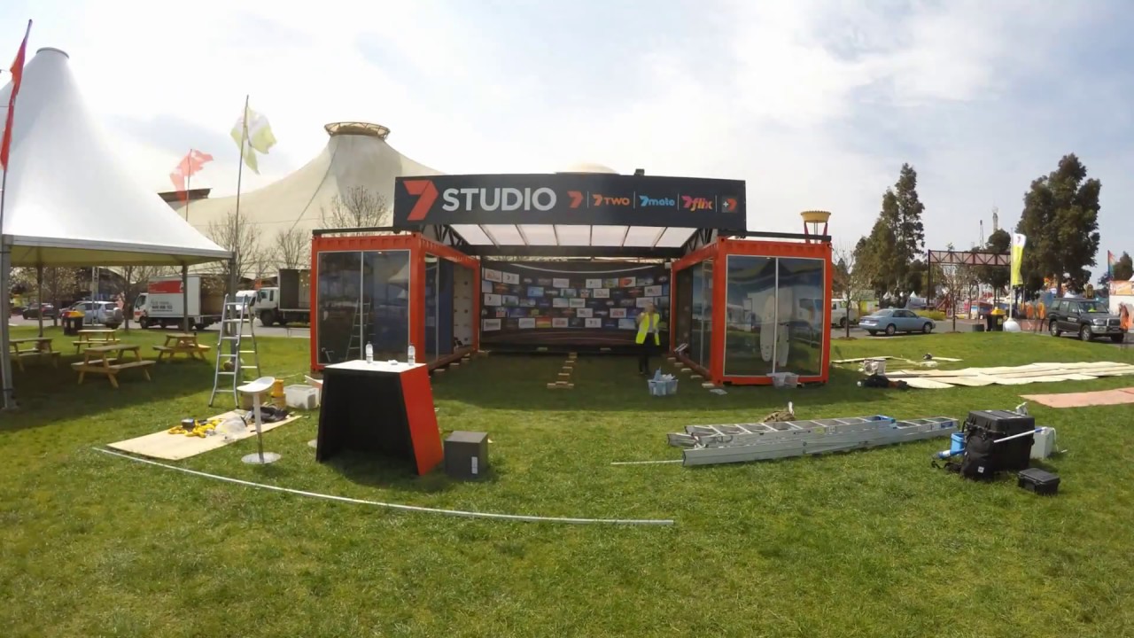 Channel 7 Studio @ Easter Show - YouTube