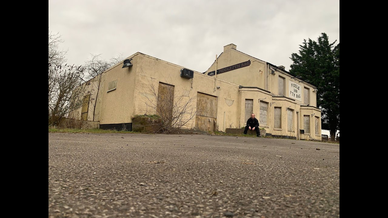 exploring an abandoned fire destroyed country pub (with drone footage ...