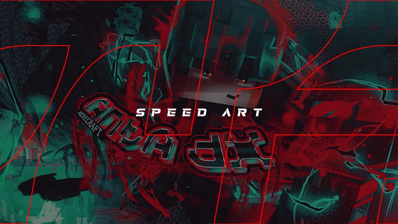 Speed Art Minecraft Render & Banner - @antadx - YouTube