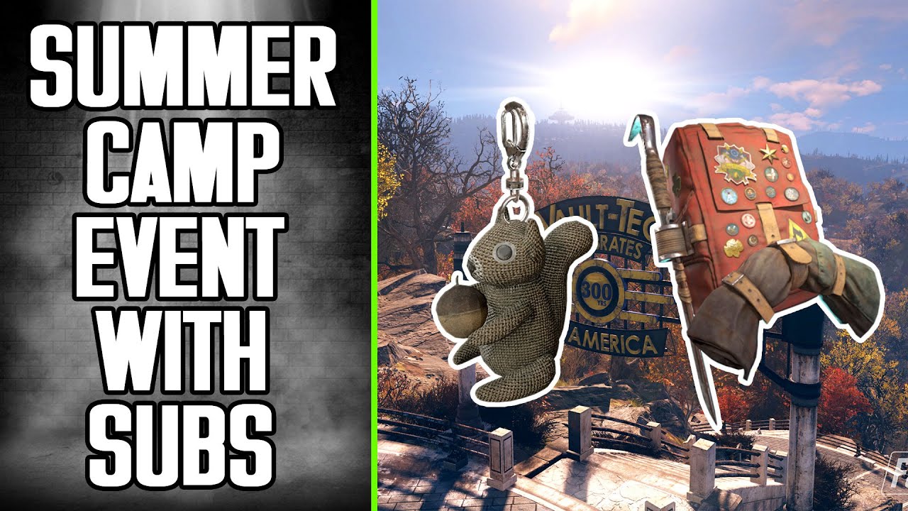 Fallout 76 Summer Camp Event | SQUIRREL BACKBACK - YouTube