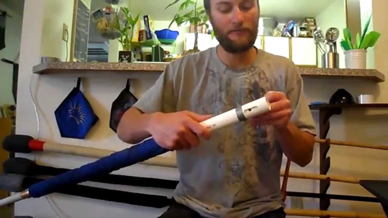 Spring padded spear - YouTube