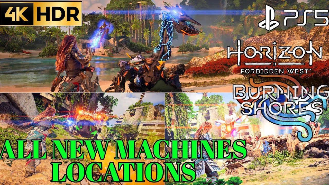 New Machines Horizon Forbidden West Burning Shores New Machines ...