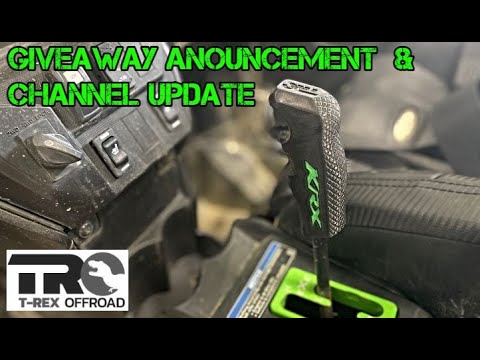 T-Rex Offroad shift handle, Giveaway, Channel Update, and more! - YouTube