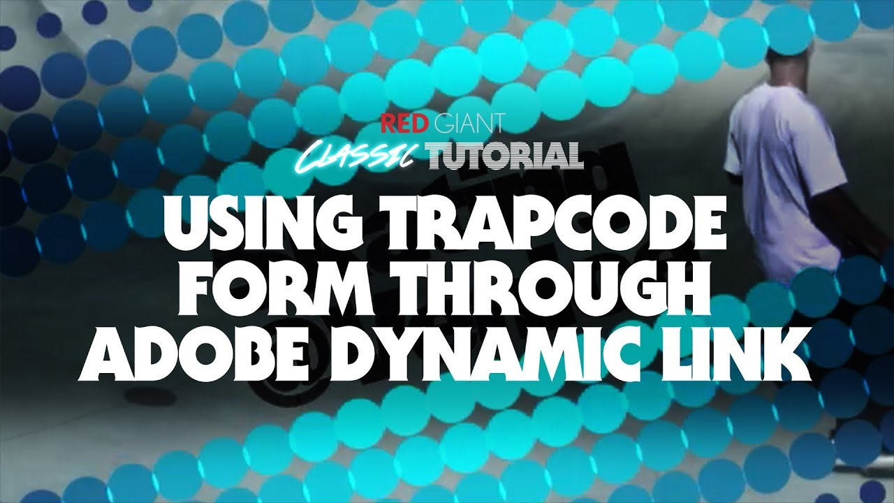 Classic Tutorial | Using Trapcode Form Through Adobe Dynamic Link - YouTube