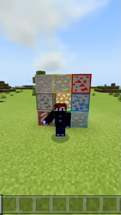 How To Get Ore Outlines In Minecraft Bedrock (#shorts) - YouTube