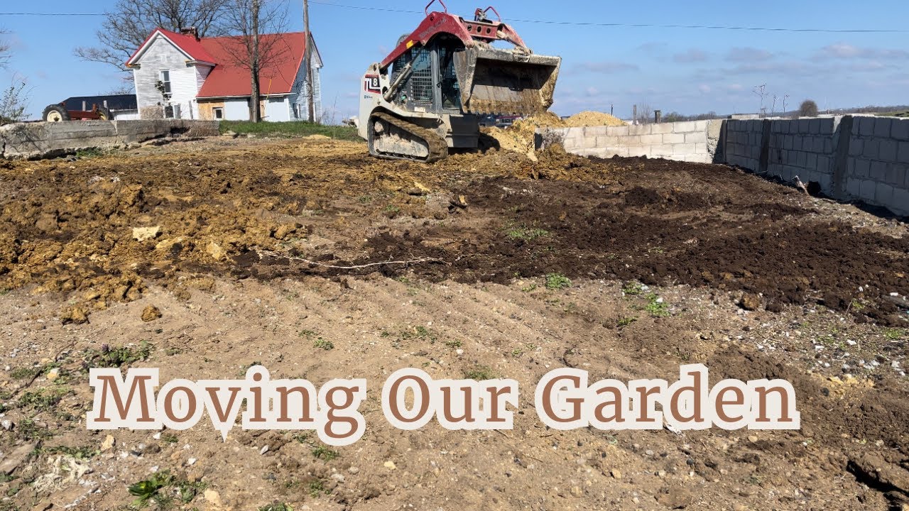 Building a New Garden | Cleaning Up The Farm - YouTube