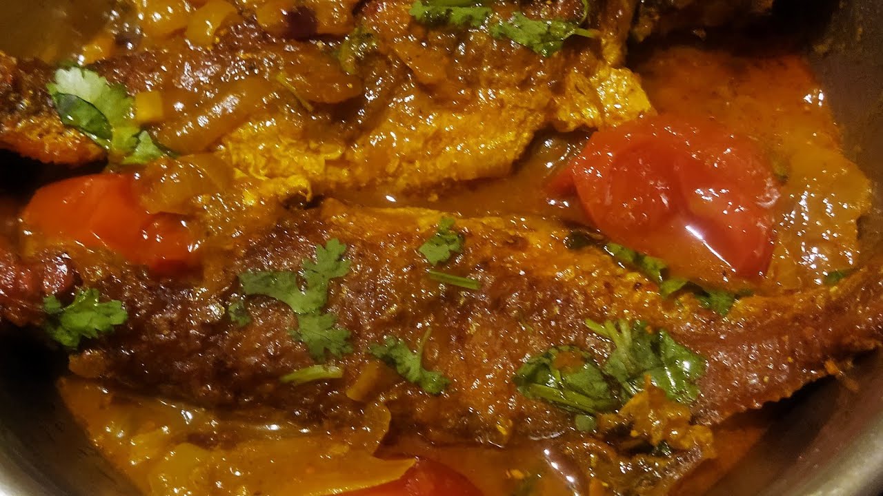 ভোলা মাছ ভুনা। Bhola Fish Vuna Recipe. - YouTube