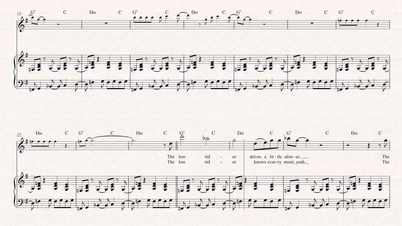 Flute - Low Rider - War Sheet Music, Chords, & Vocals - YouTube