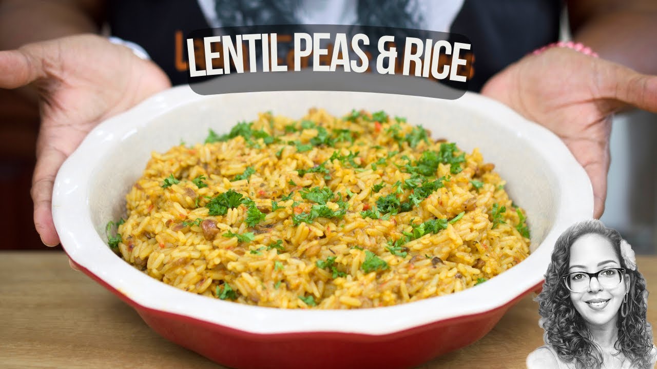 How To Make Lentil Peas & Rice - YouTube