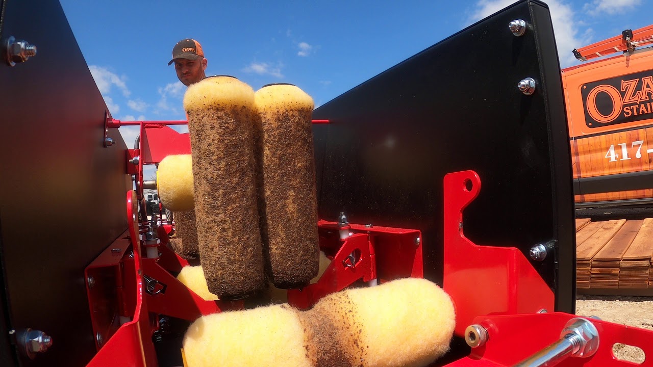 StainTrac Fence Stain Machine [Picket Comes Out Stained 100%] - Great ...