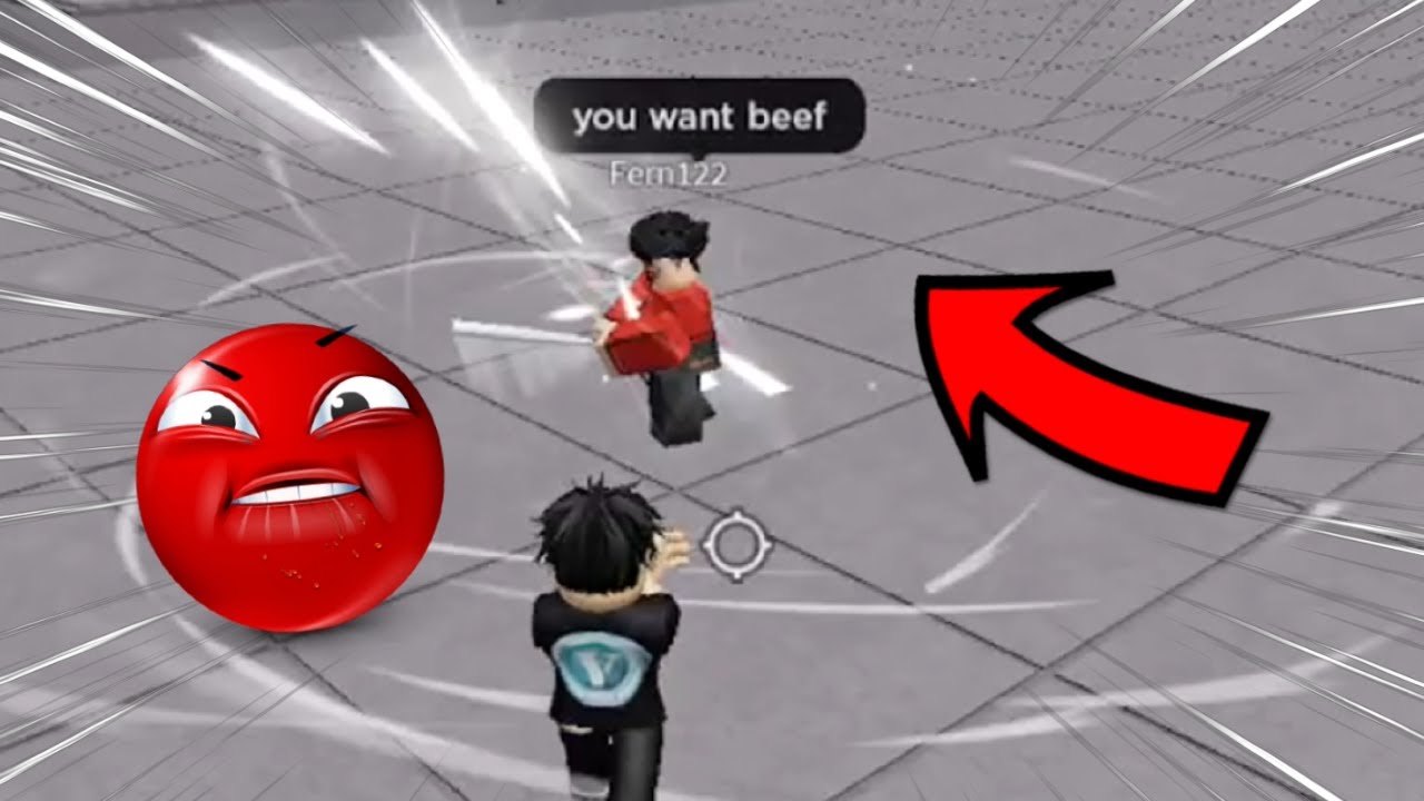 "you want beef" 😡 | Roblox The Strongest Battlegrounds - YouTube