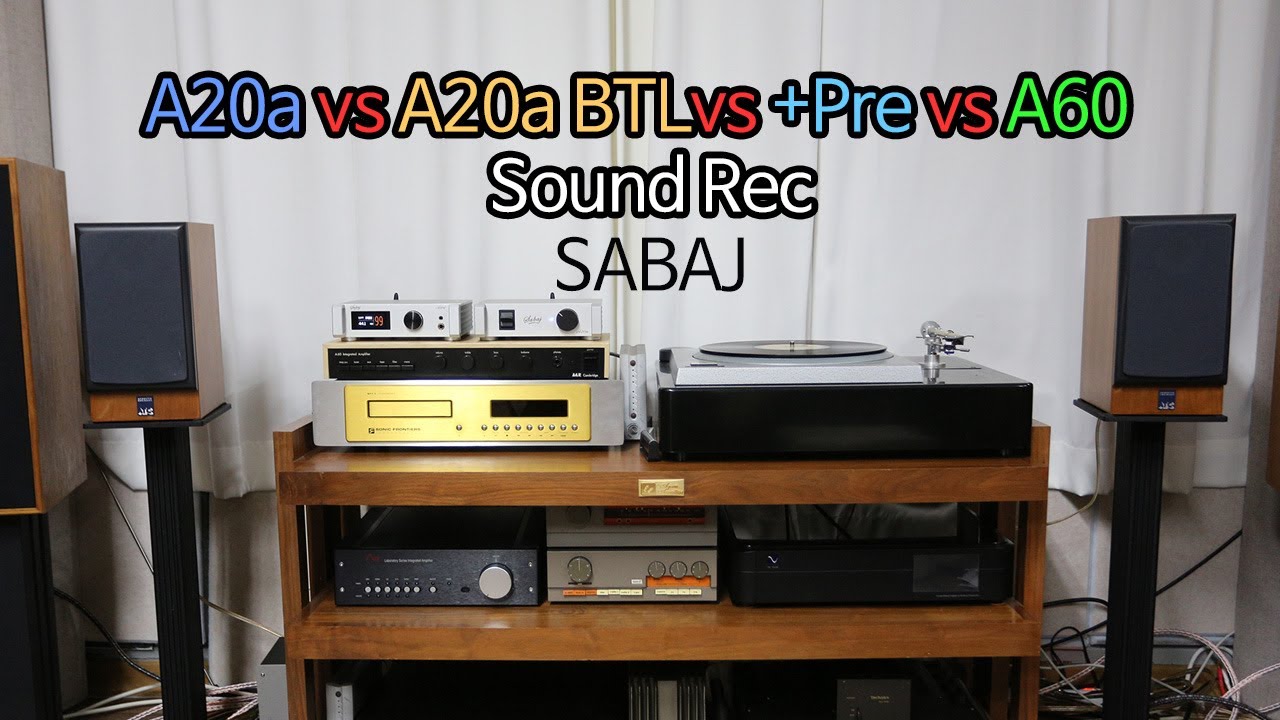 SABAJ A20a Sound 비교 - YouTube