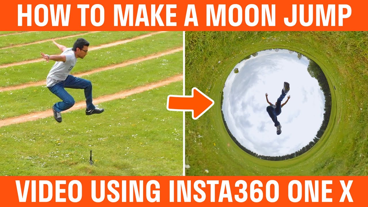 How To Make A Moon Jump Video Insta360 ONE X Tutorial - YouTube