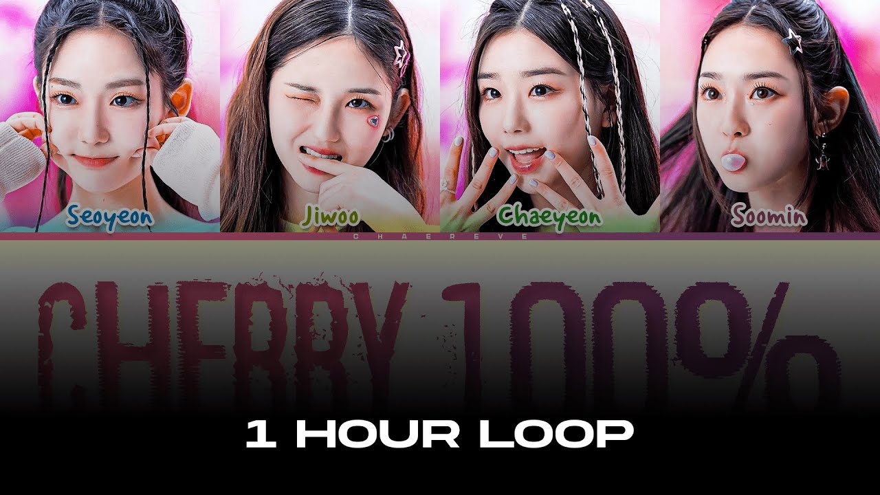 [1 HOUR] tripleS KRE Cherry 100% Lyrics (Color Coded Lyrics) - YouTube