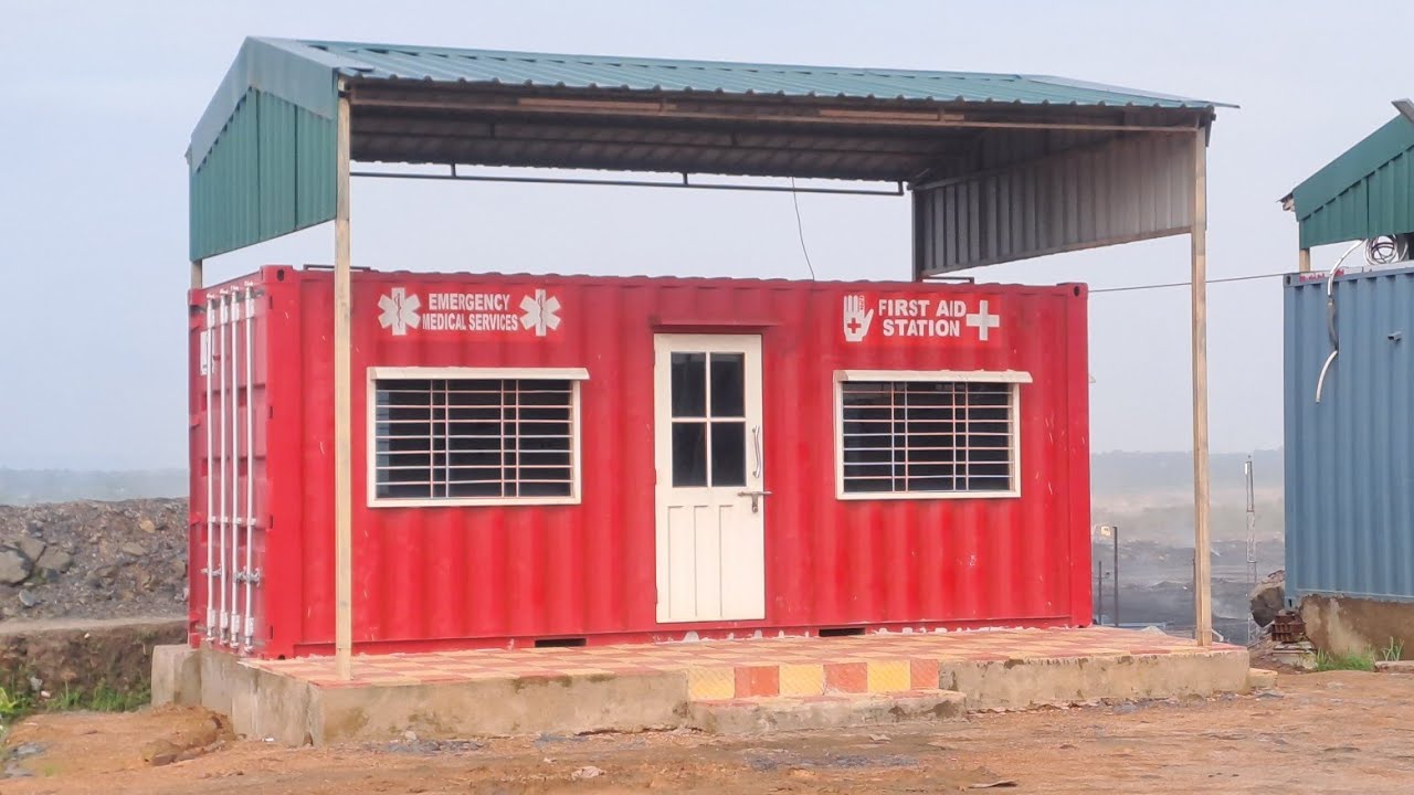 First Aid Station & Emergency Medical Services Container - YouTube