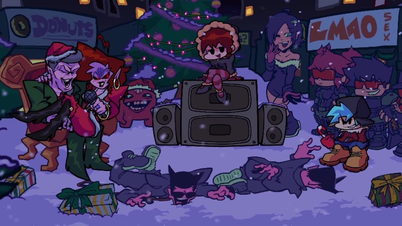 Eggnog Song - Friday Night Funkin Winter Special Week 5 Retake (FNF Mod ...