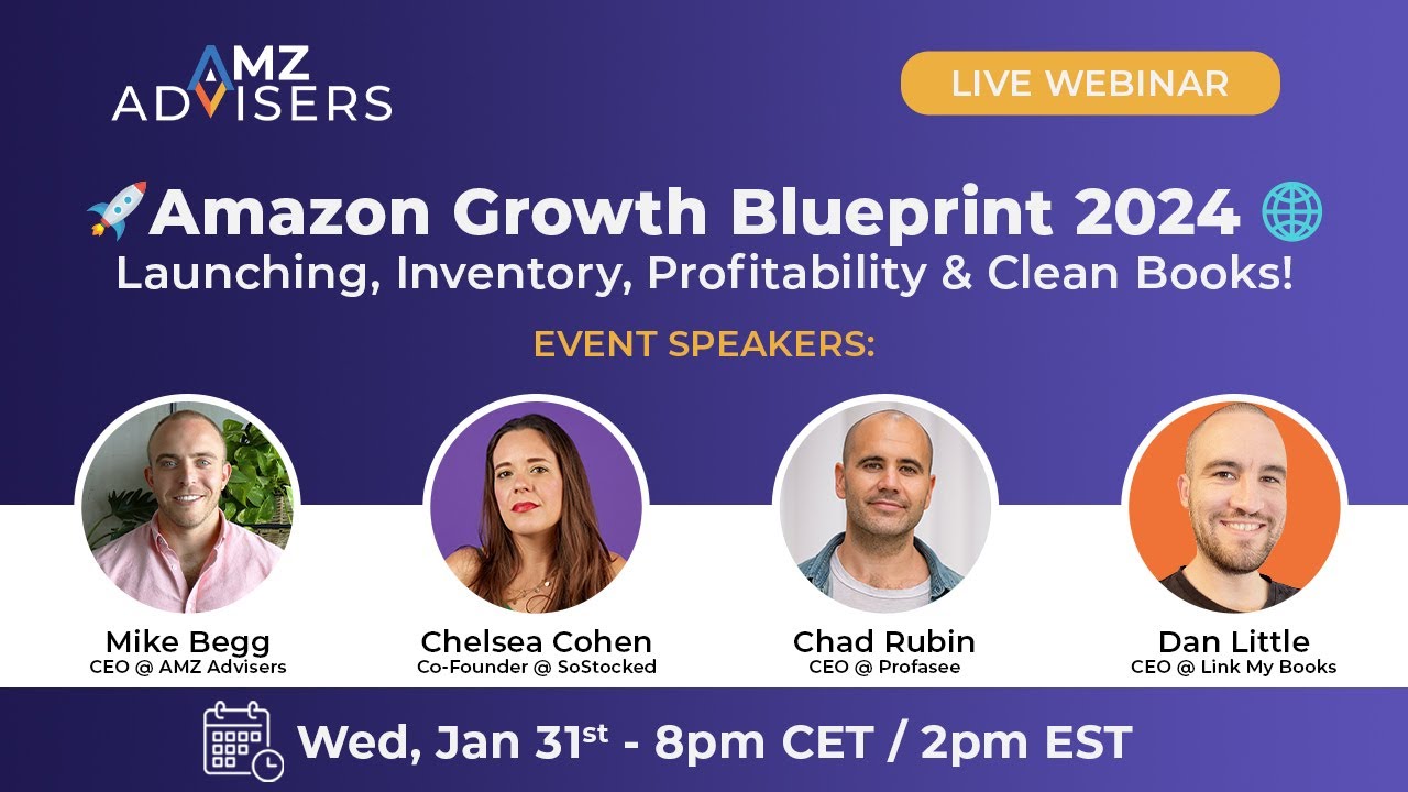 Amazon Growth Blueprint 2024 - Launching, Inventory, Profitability and ...