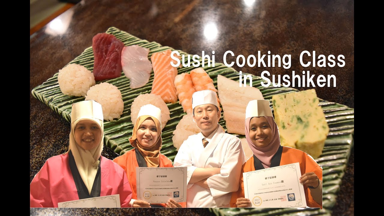 Try Sushi Cooking Class ~Sushiken Asakusa~ - YouTube