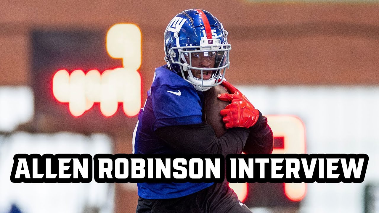 Giants WR Allen Robinson II: Hoop Dreams, Pancakes, Coffee, Malik ...