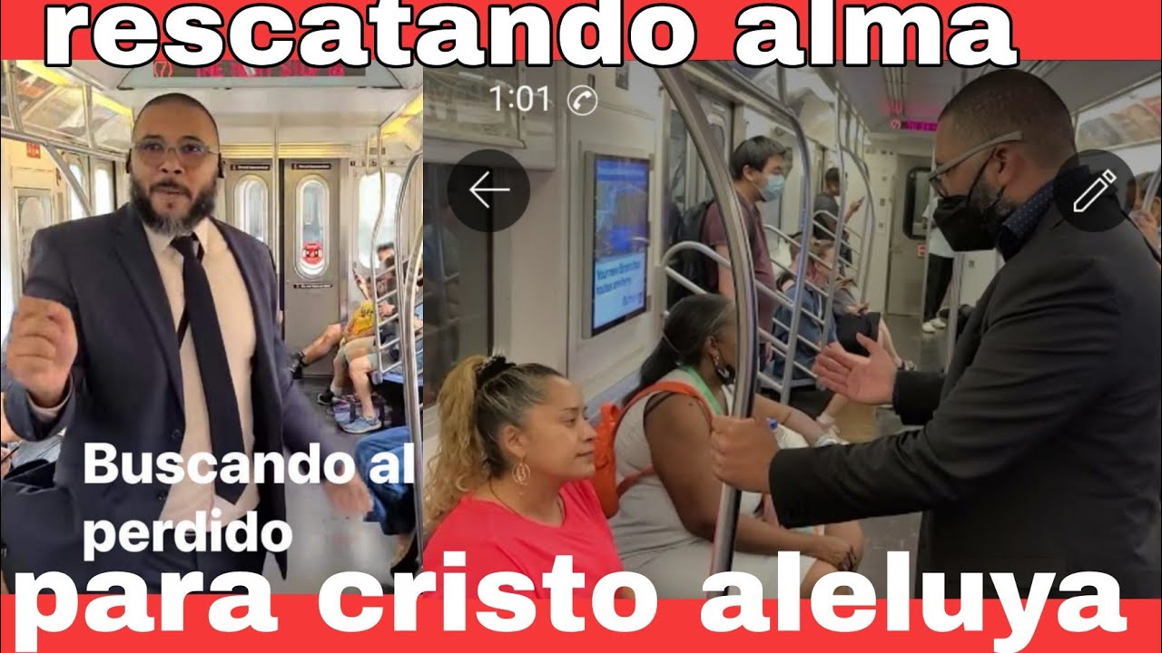RESTAURANDO ALMA PARA CRISTO LLO PREDICO EN EL TRÉN DE NEW YORK - YouTube