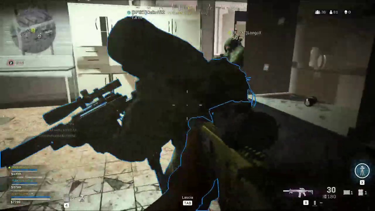 Blue outline in COD Warzone - YouTube