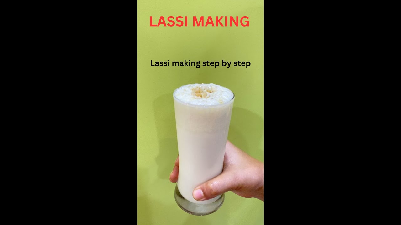 Lassi Making #shorts. How To Make Lassi Within A Minute At Home. Simple ...