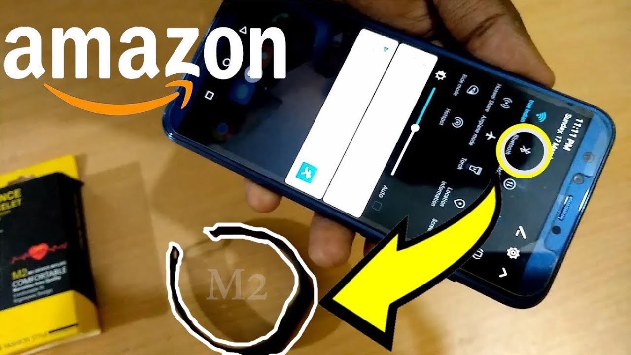 how to connect m2 band to phone || how to connect smart band with ...
