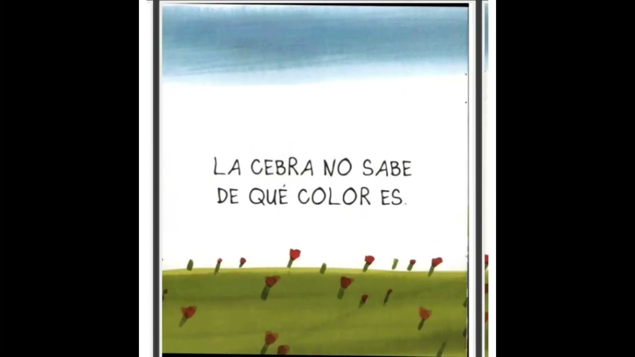 Cuento: ¿De qué color es la cebra? - YouTube