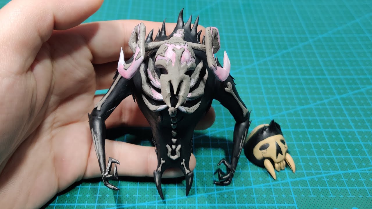 Sculpting Don't Starve Ancient fuelweaver - Polymer Clay (Fimo ...