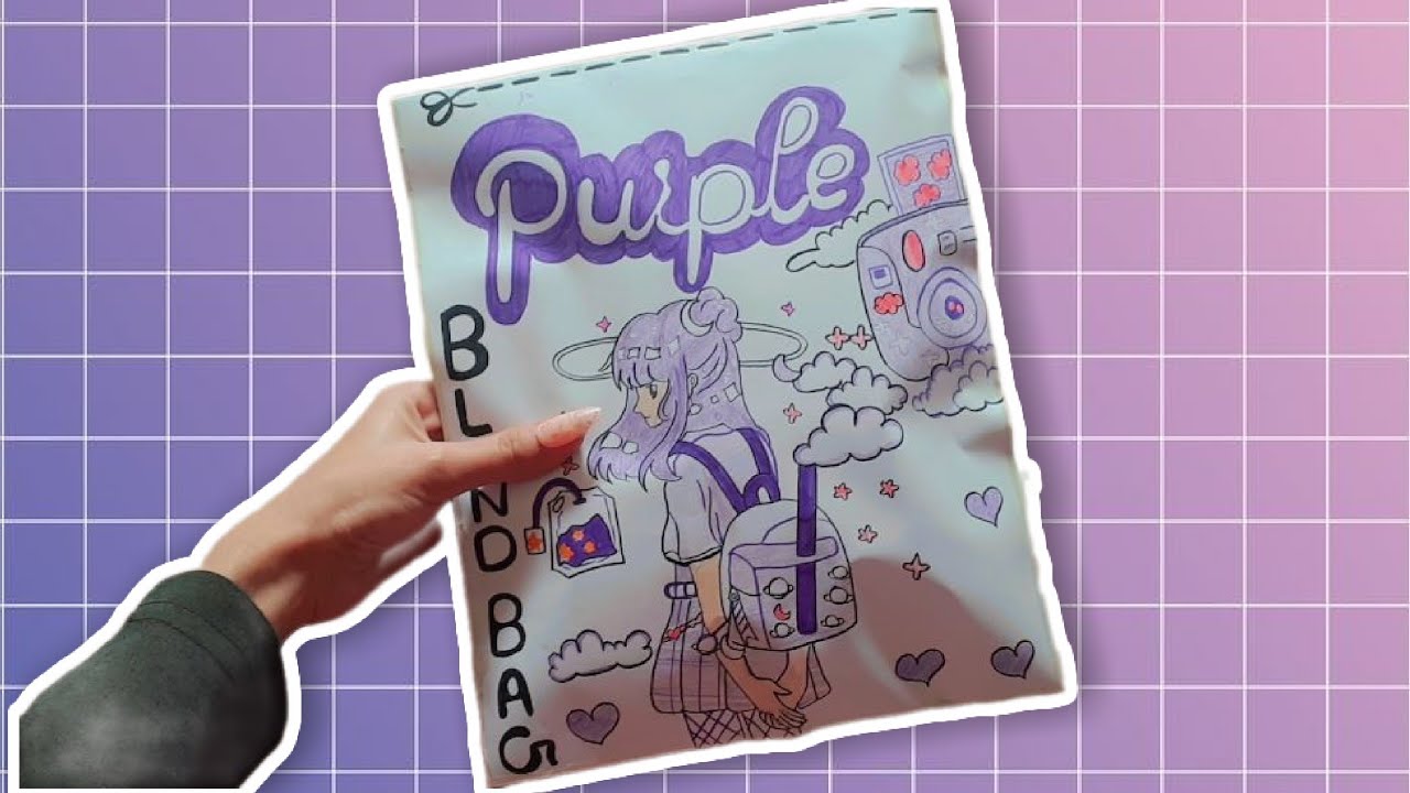 Blind Bag Paper π Purple π Asmr Satisfying Opening Blind Box