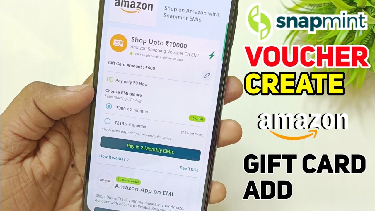 snapmint se amazon gift card kaise le🎁 snapmint gift voucher|snapmint ...