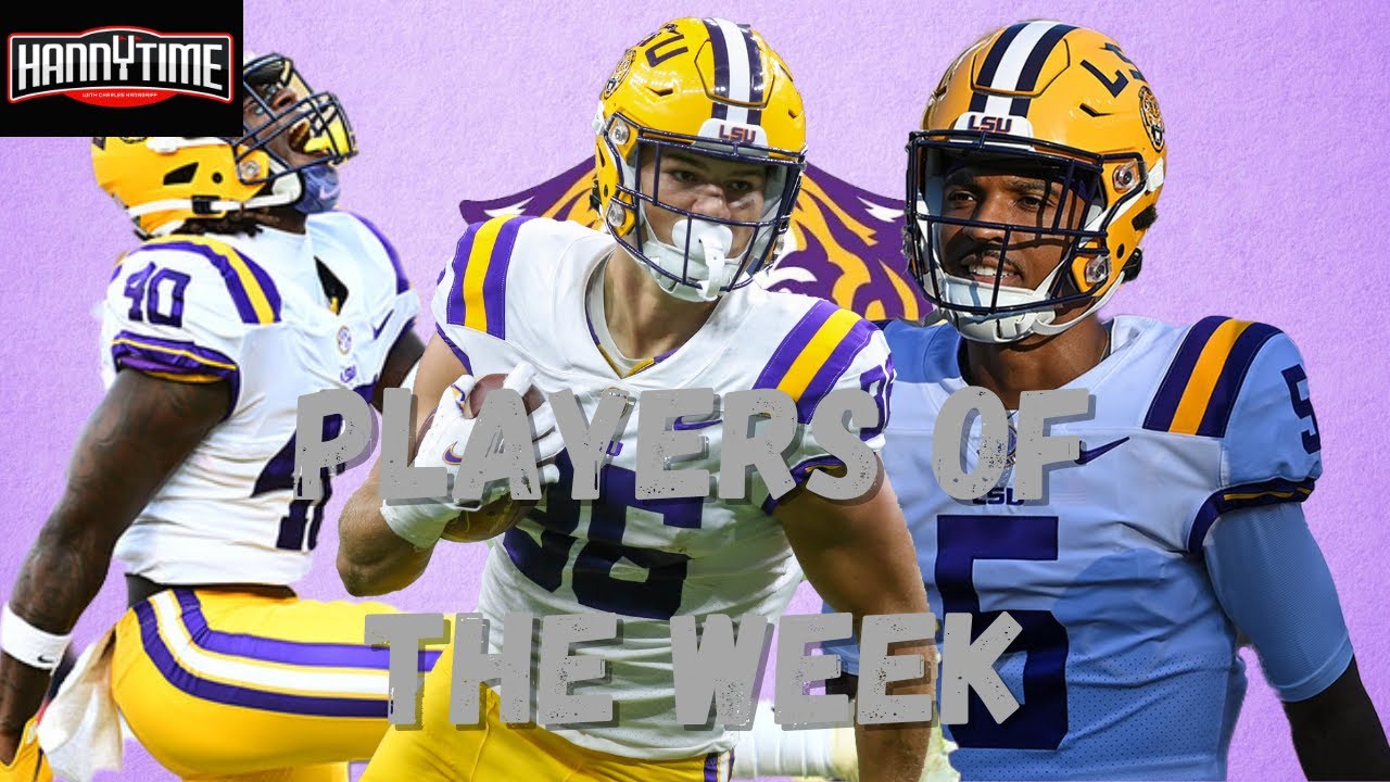 Three Tigers Received Weekly Honors Following The Bama Win - YouTube