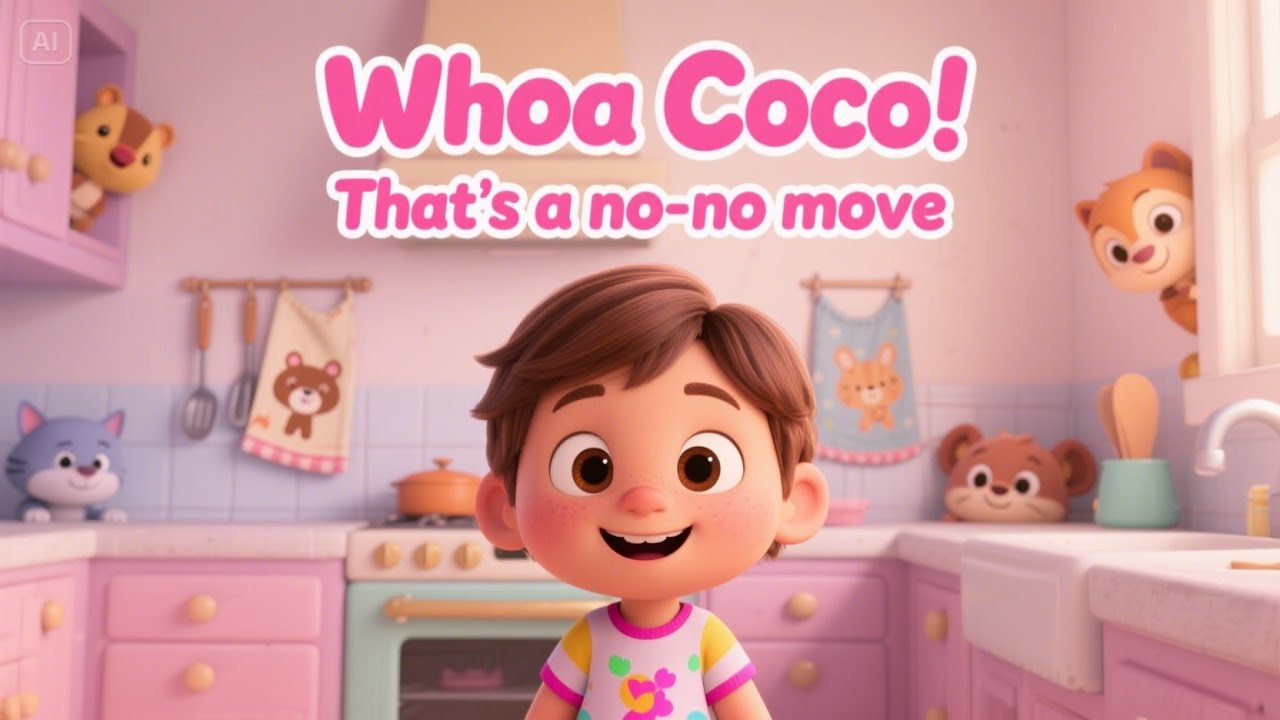 Whoa Coco! That’s a No-No Move! | Funny Behavior Song for Kids ...