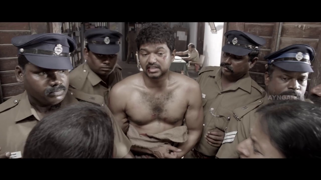 Kaththi Tamil Movie scenes | Farmers commits Sucide | Vijay feels ...
