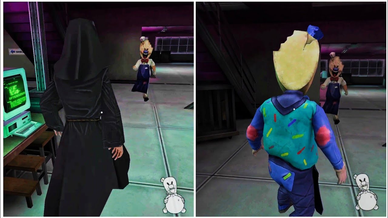 Ice Scream 8 Play As Evil Nun vs Play As Rod - YouTube