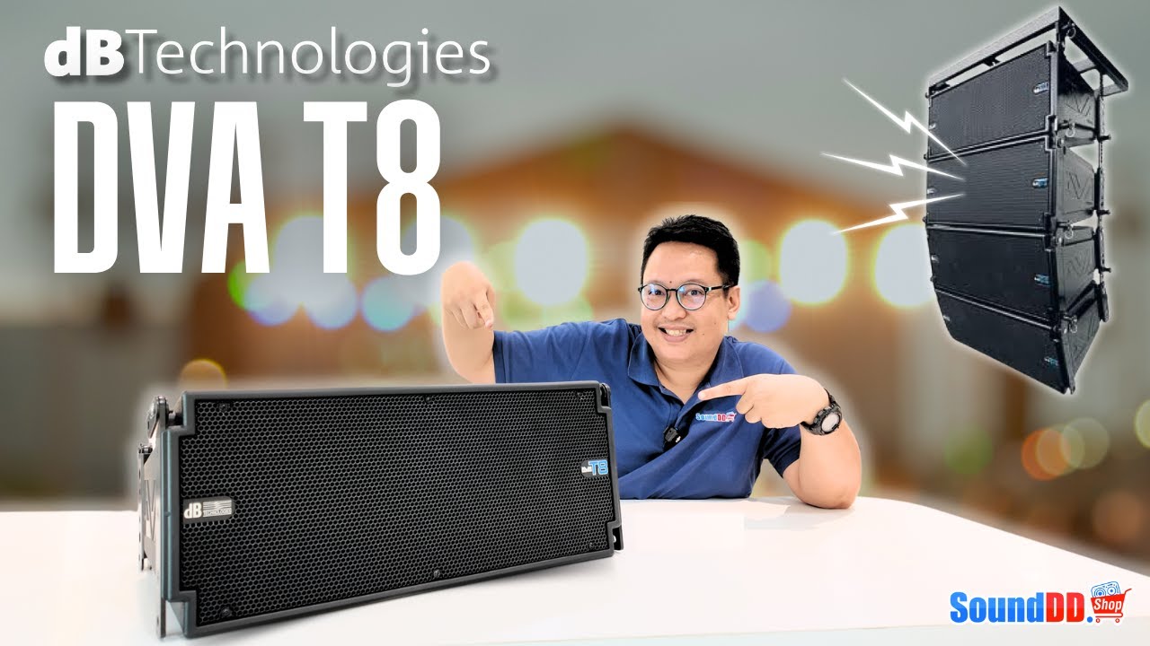 DVA T8 ตู้ลำโพง Line Array 3-WAY แบรนด์ dBtechnologies [ Italy ]💯 มาพร้อมเทคโนโลยีแอมป์ DIGIPRO ...