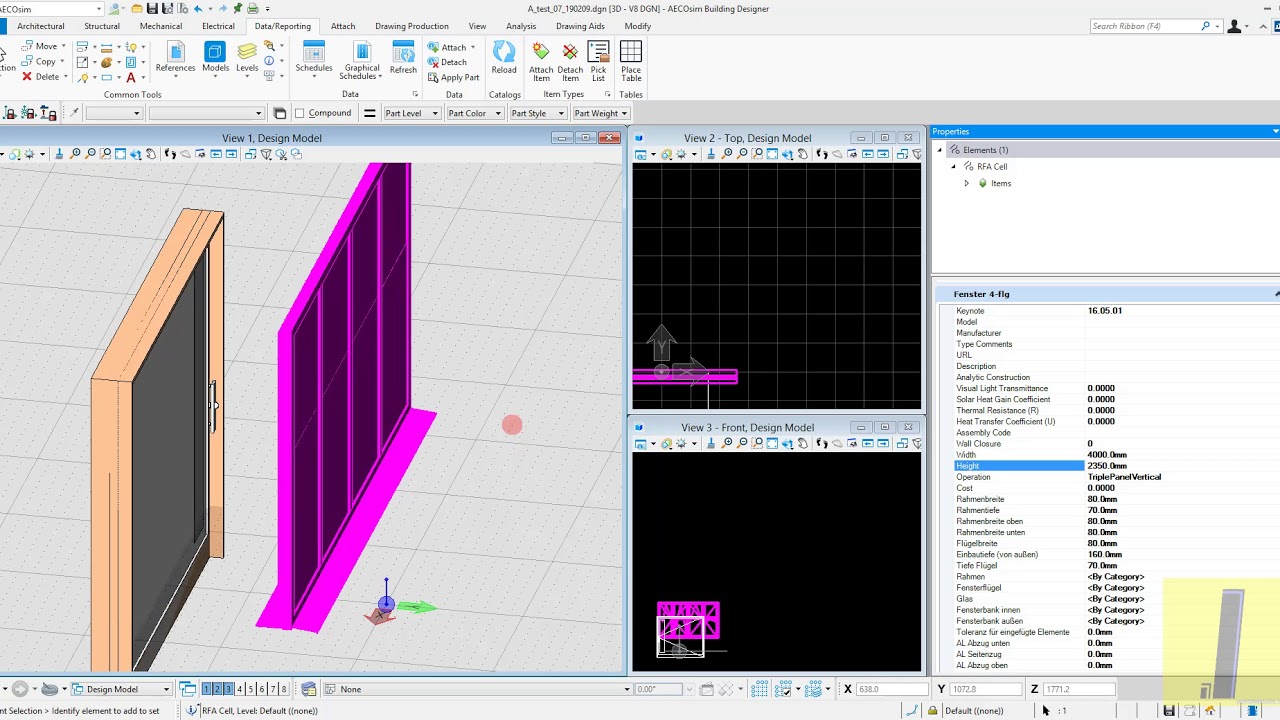 Revit Family import in Aecosim Building Designer - YouTube