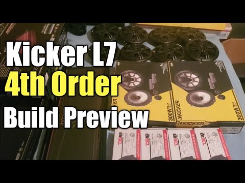 Kicker L7 4th Order Build Preview - YouTube