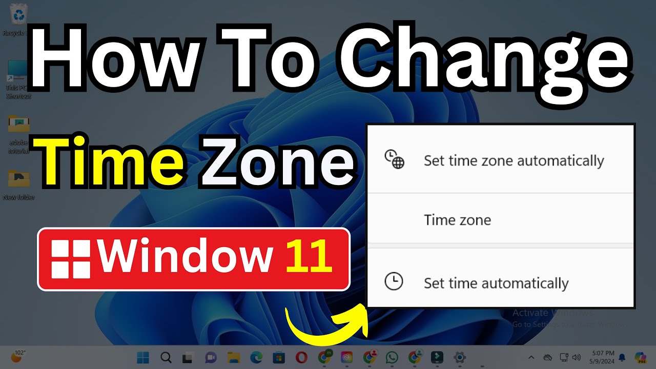 how to change time zone of windows 11 | set time zone automatically ...