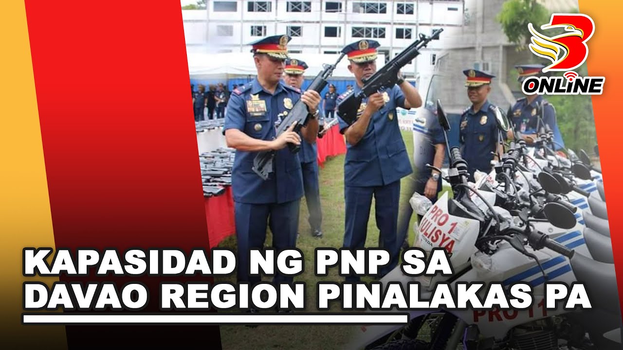 Kapasidad ng PNP sa Davao region pinalakas pa - YouTube