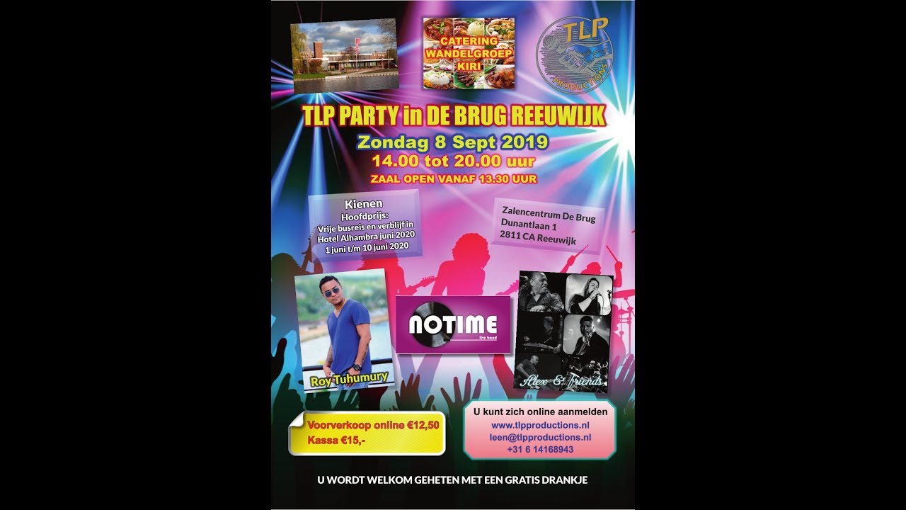 TLP Party Reeuwijk zondag 8 sept 2019 - YouTube