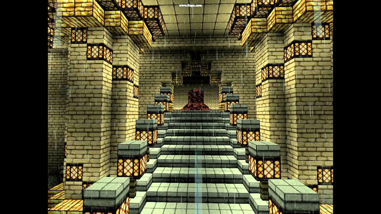Awesome Minecraft Build (The Temple Of Fire) - YouTube