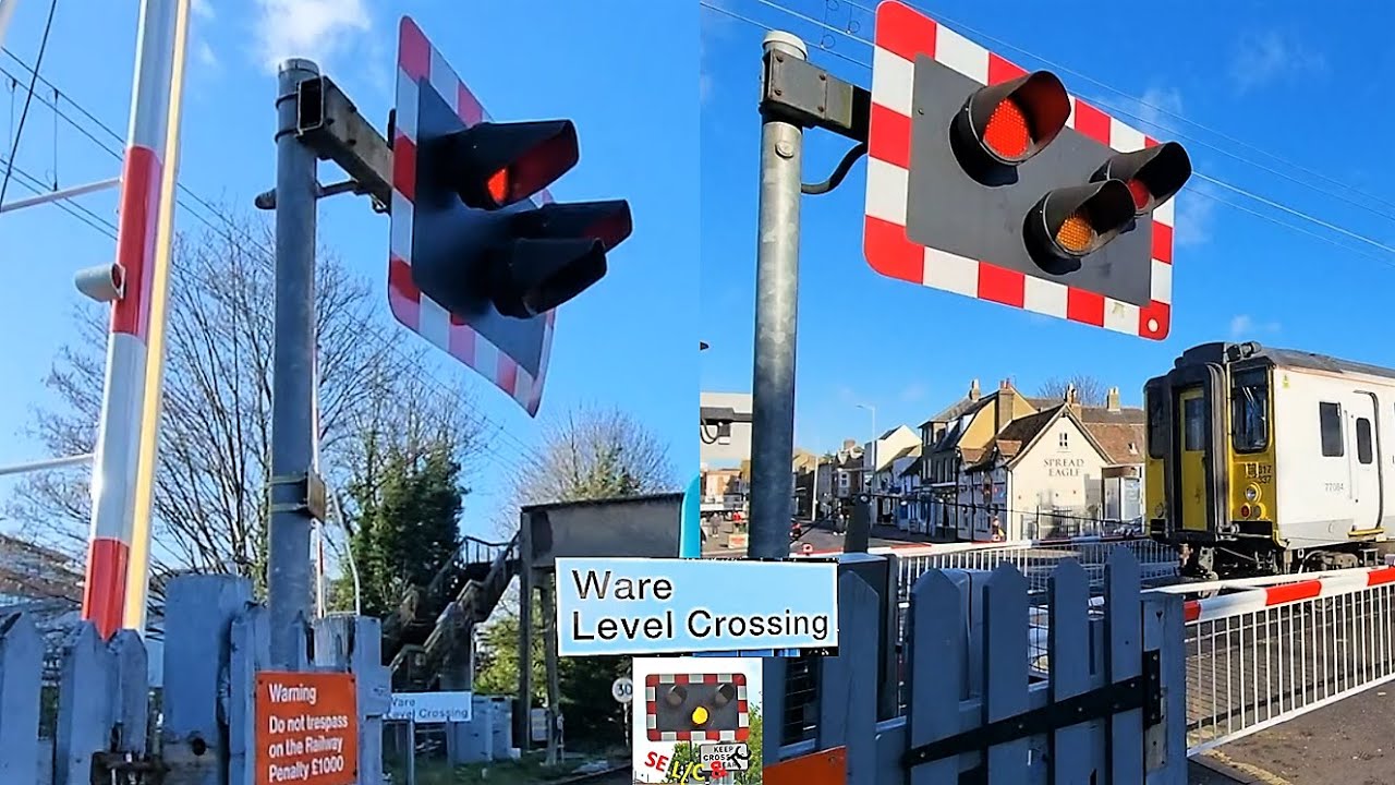 Ware Level Crossing, Hertfordshire - YouTube