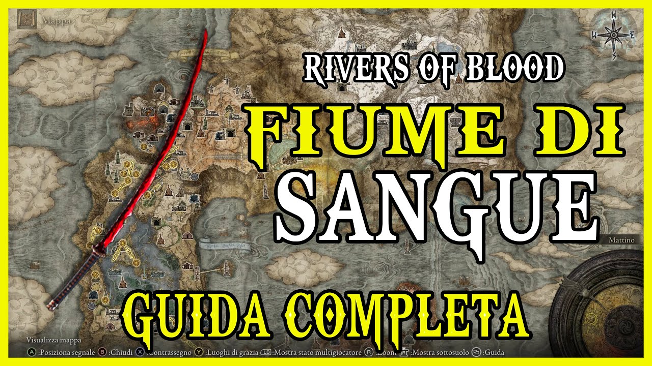 DOVE TROVARE LA FIUME DI SANGUE SU ELDEN RING (GUIDA COMPLETA) TUTORIAL ...