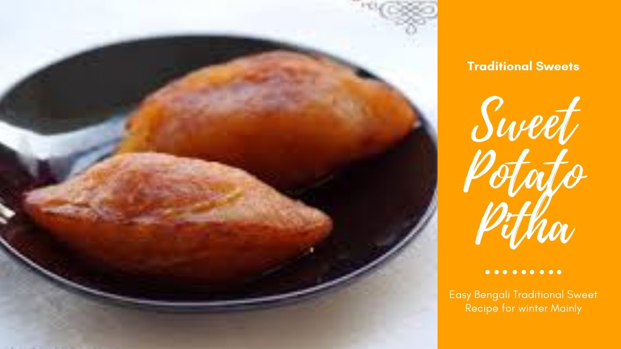 Ranga Aloo Pitha | Bengali Sweet Potato Dessert |Easy Sweet Potato ...