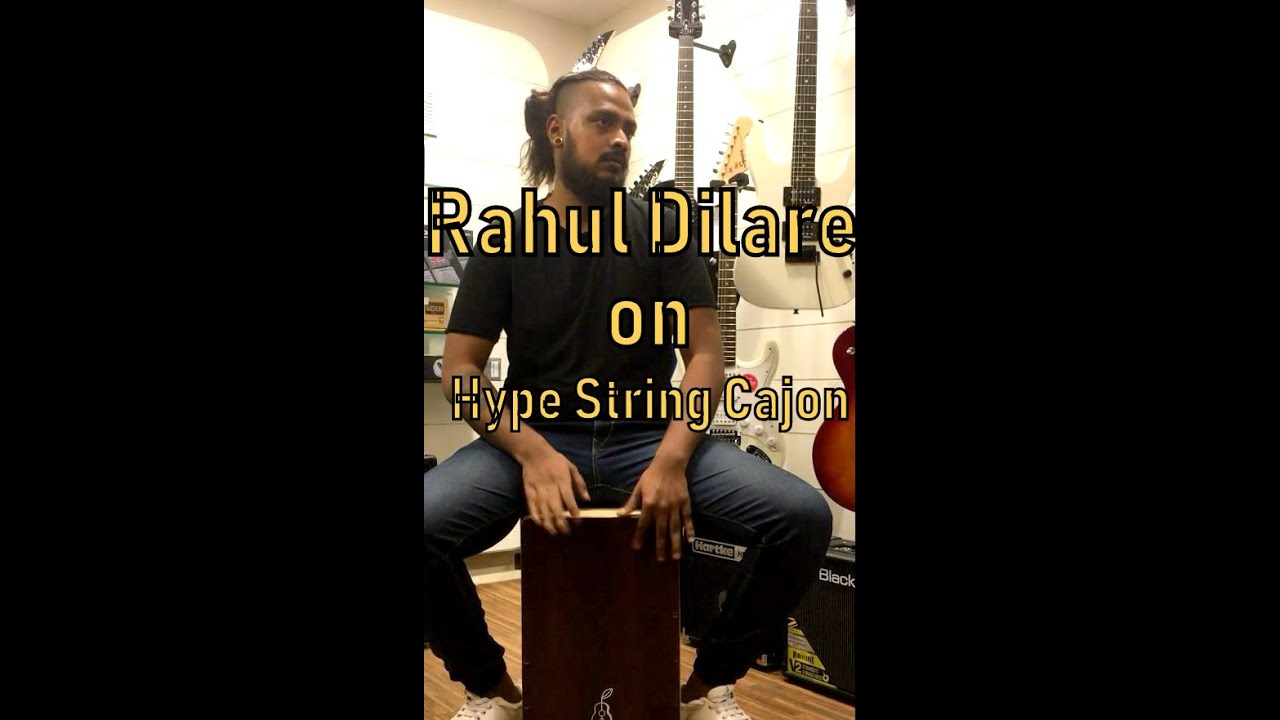 Adjustable Snare Cajon - Rahul Dilare - Hype String - YouTube