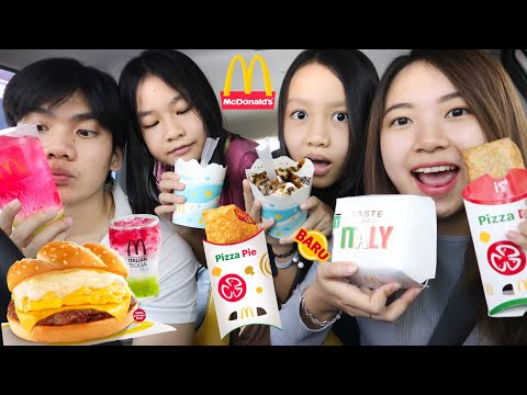 DRIVE THRU MC DONALD’S DENGAN 2 ANAK KITA || TASTE OF ITALY 🇮🇹